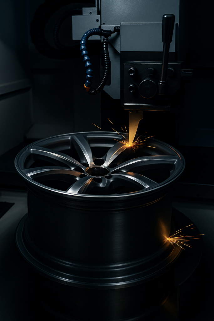 Alloy wheel diamond cutting - The Wheel Wizard - Alloy Wheel ...